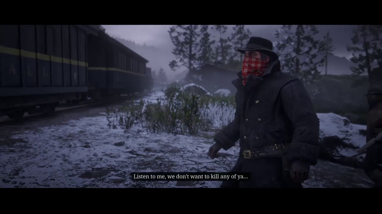 Red dead redemption 2 robbing a train mission - YouTube