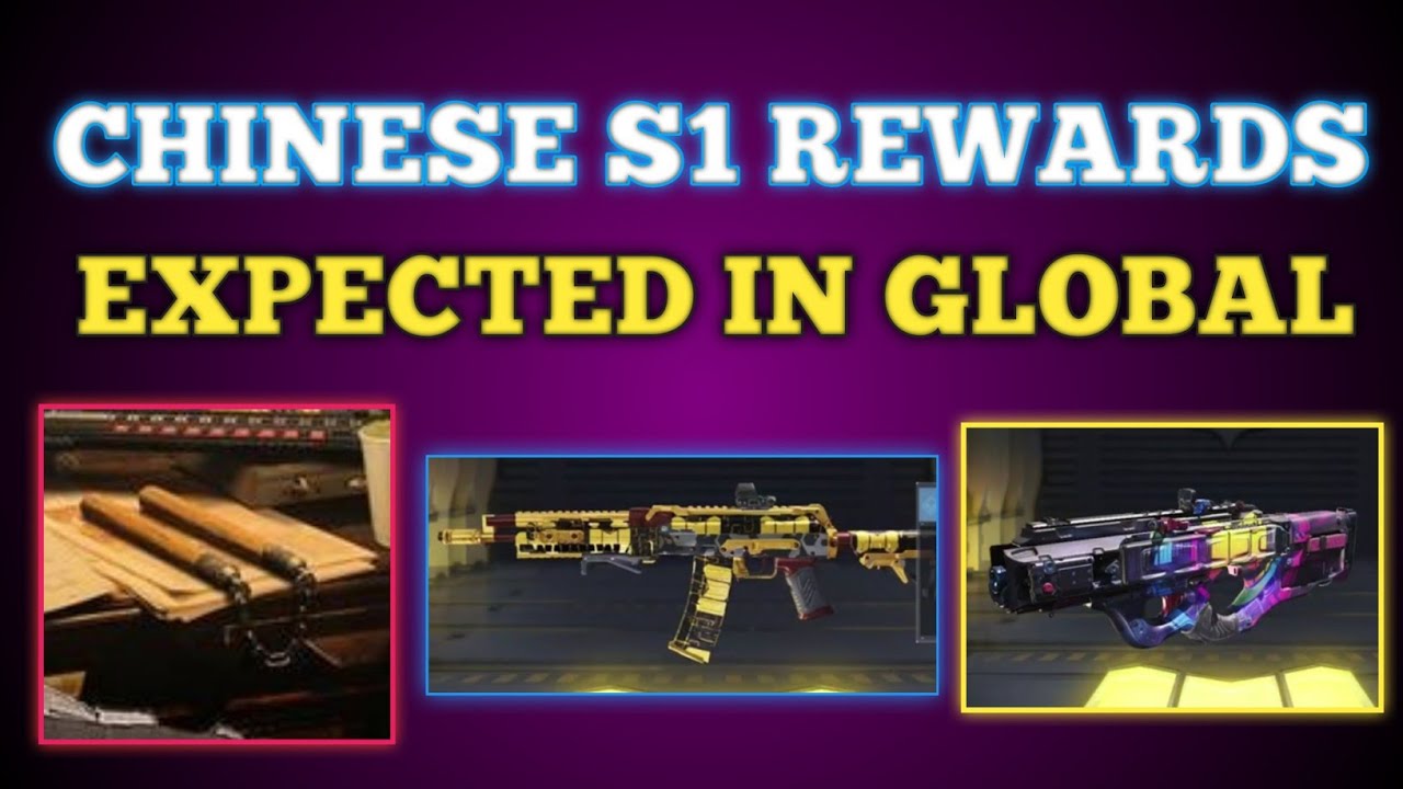 BATTLE PASS ITEMS IN CHINESE SEASON 1 VERSION CALL OF DUTY MOBILE COD ...