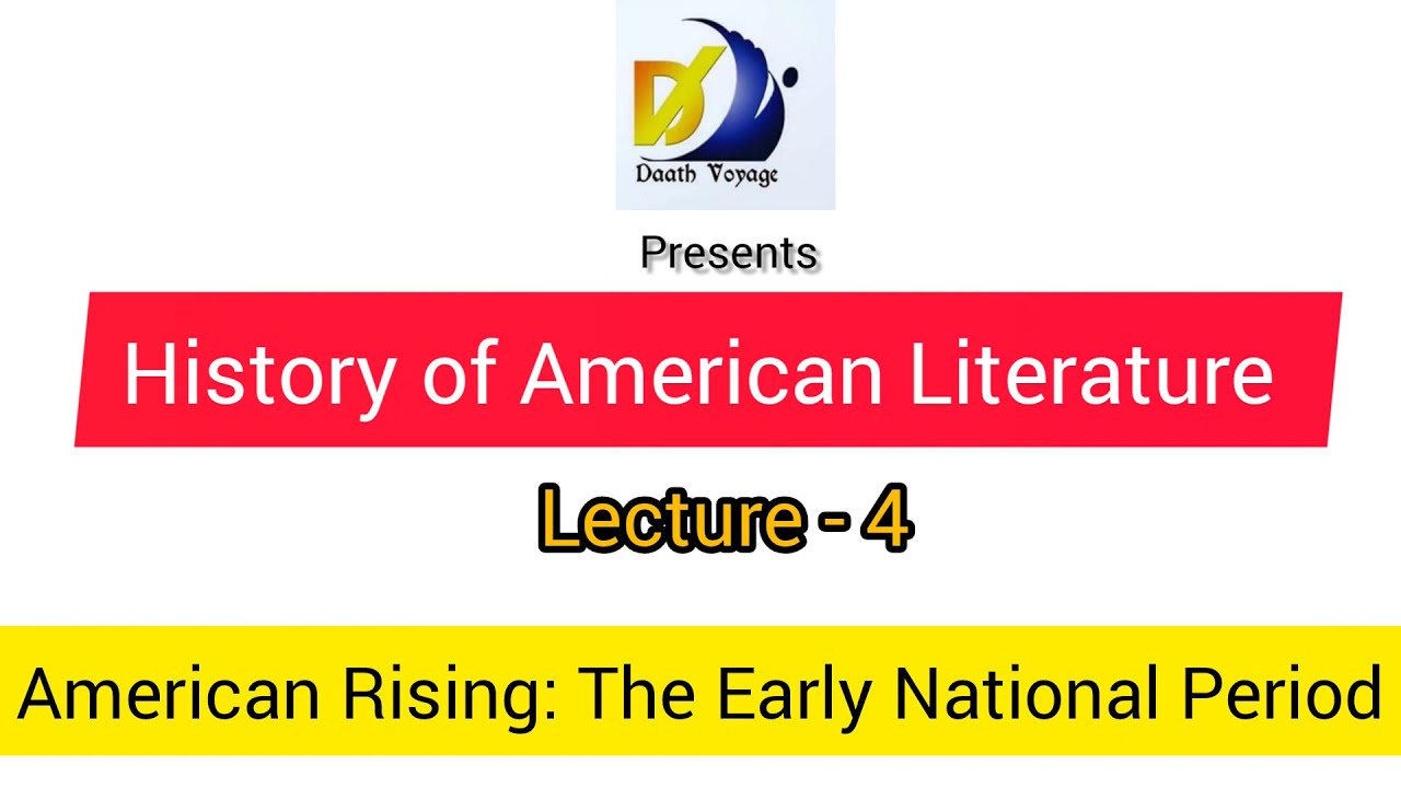 American Rising The Early National Period - Dr. Abritti Sanyal - YouTube