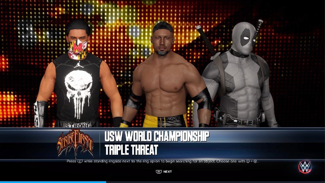 USW World Title: Deadpool Vs MDG Vs Rockstar Holmes(Strike First) - YouTube