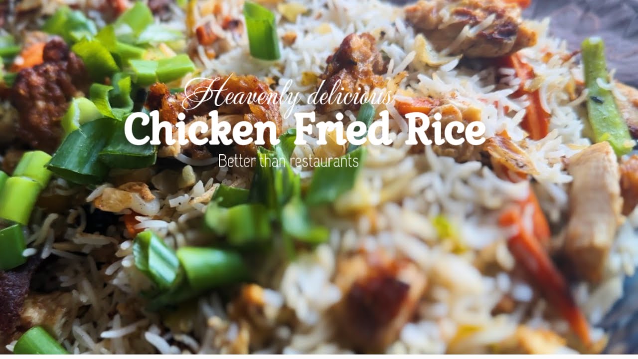 Authentic Crispy Chicken Fried Rice | Fried Rice | The Best Fried Rice ...