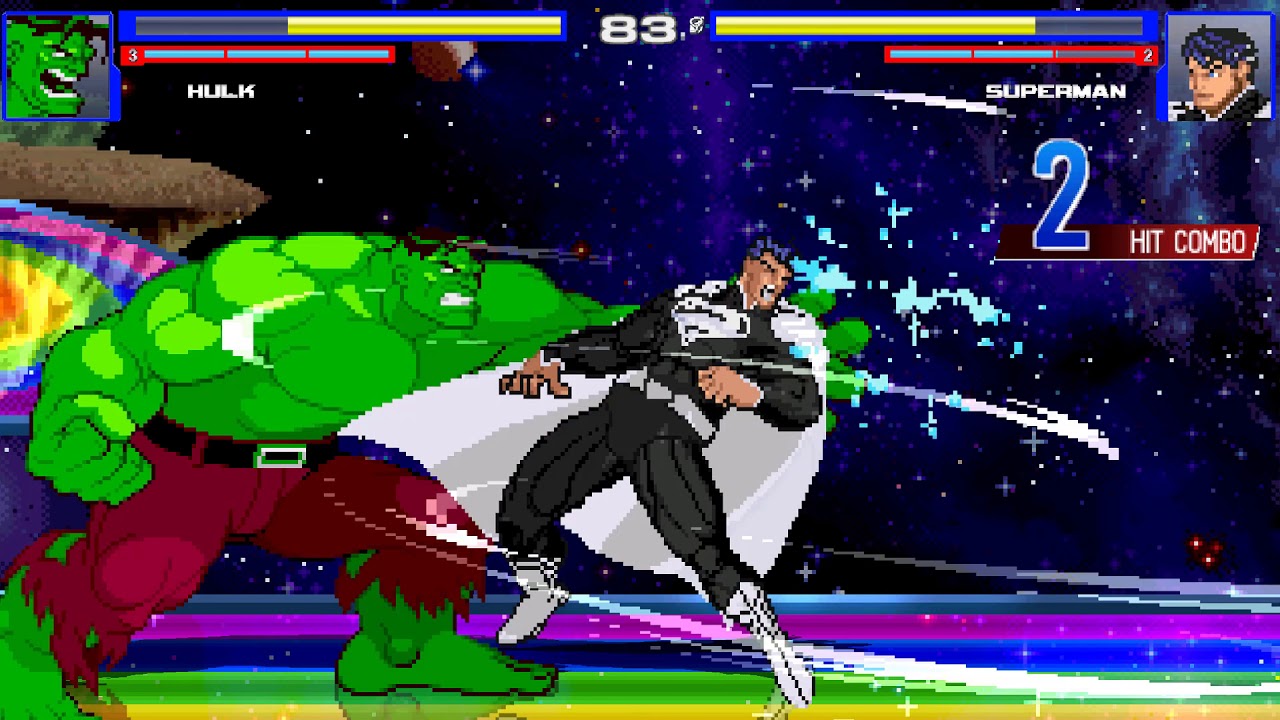 🎮 Hulk vs Super Man - Mugen DC vs Marvel 🎮 - YouTube