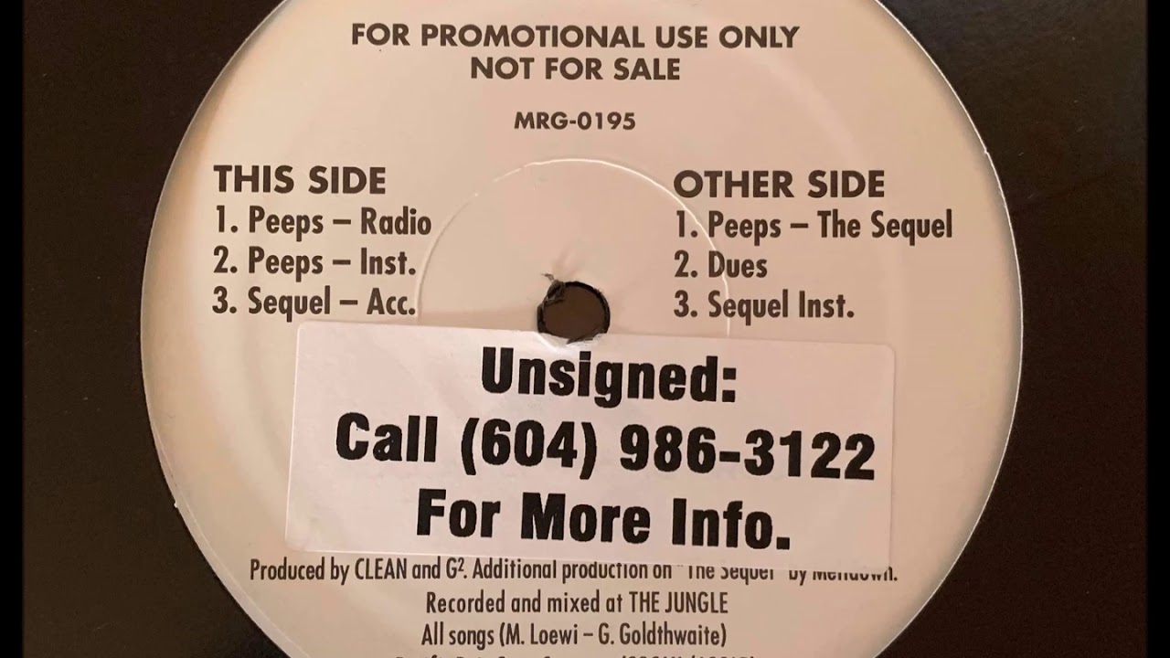 Cipher - Peeps (The Sequel) - YouTube