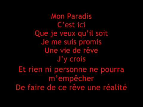 Jonatan Cerrada Mon Paradis with lyrics - YouTube