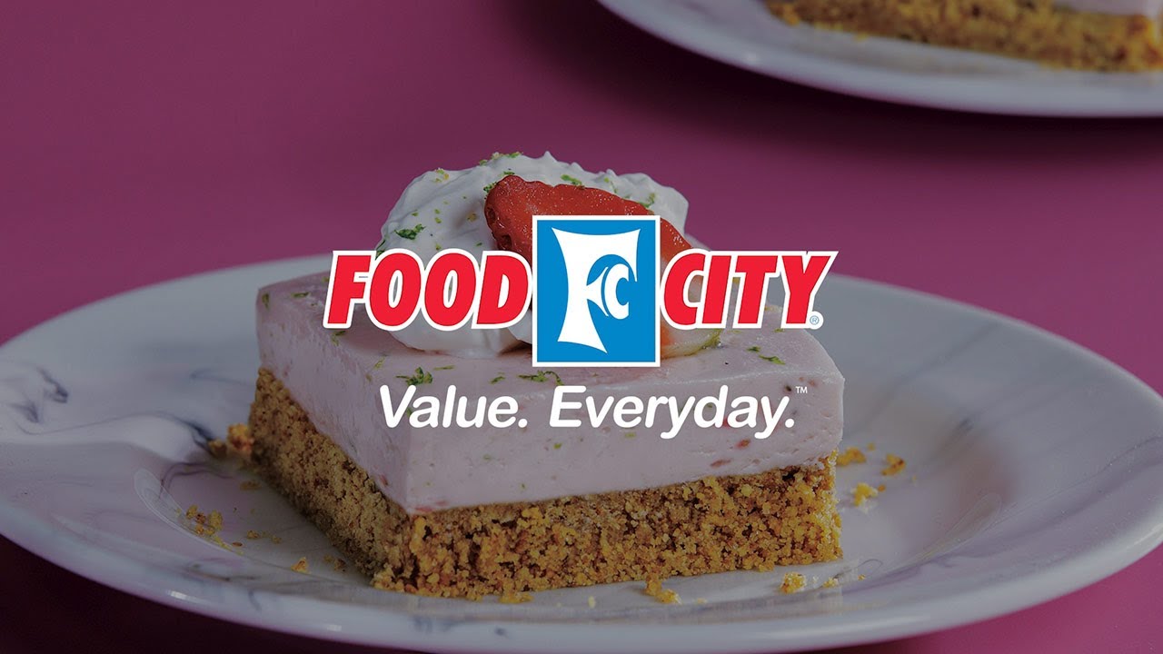 Food City No-Bake Strawberry-Lime Bars Recipe - YouTube