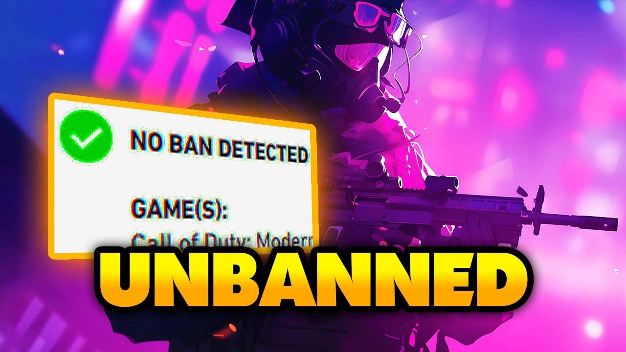 NO BAN DETECTED: Remove COD Permanent Ban & Shadowbans - YouTube