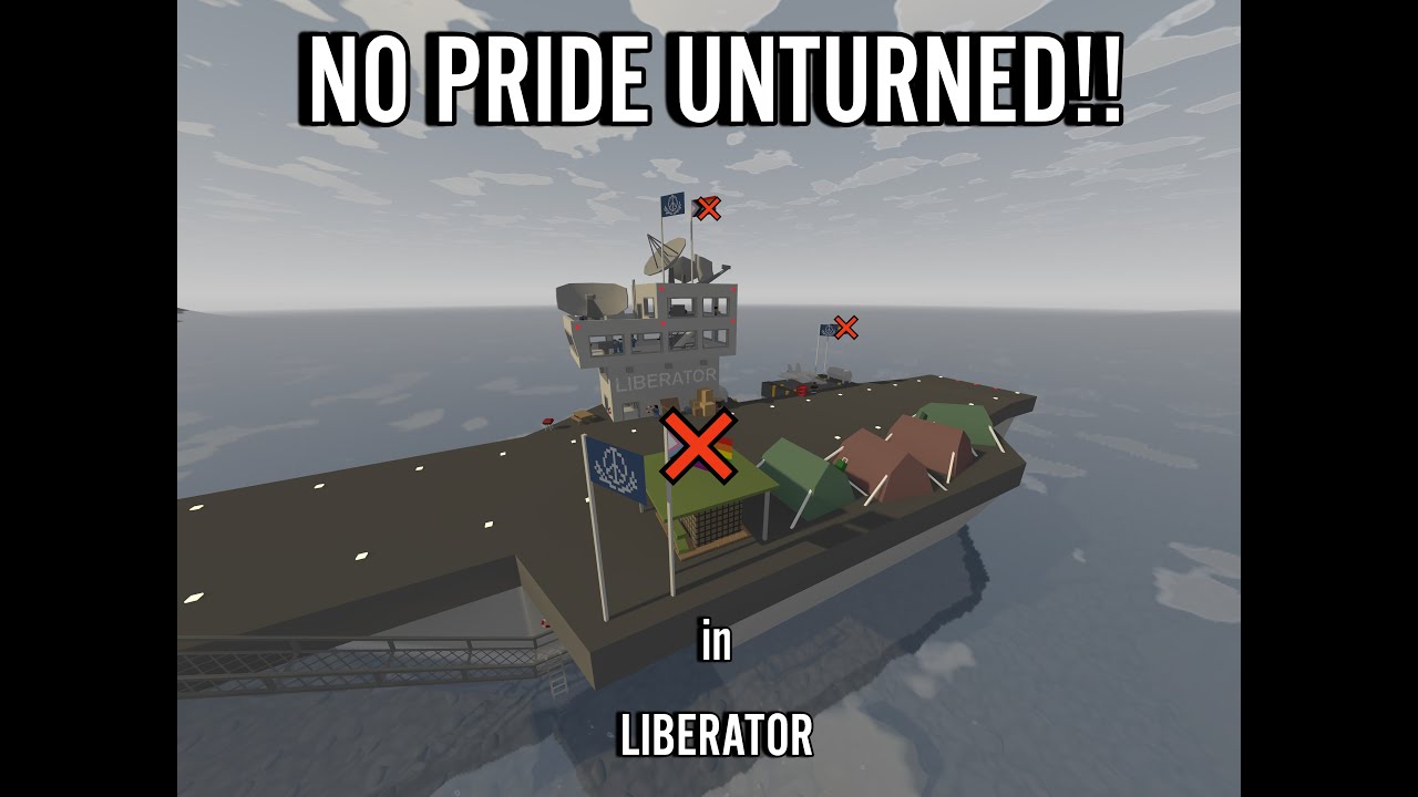 HOW TO REMOVE PRIDE FLAG IN LIBERATOR - UNTURNED - YouTube
