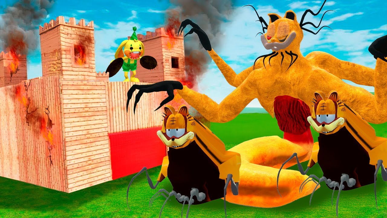 ¿PODRA GARFIELD.exe ENTRAR A MI FORTALEZA? Garry's Mod - YouTube