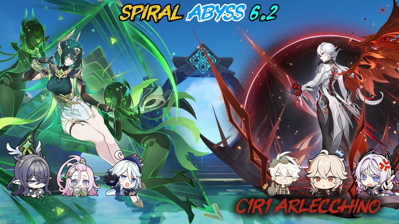 Nefer Bloom and C1R1 Arle Melt Abyss 6.2 | GENSHIN IMPACT - YouTube