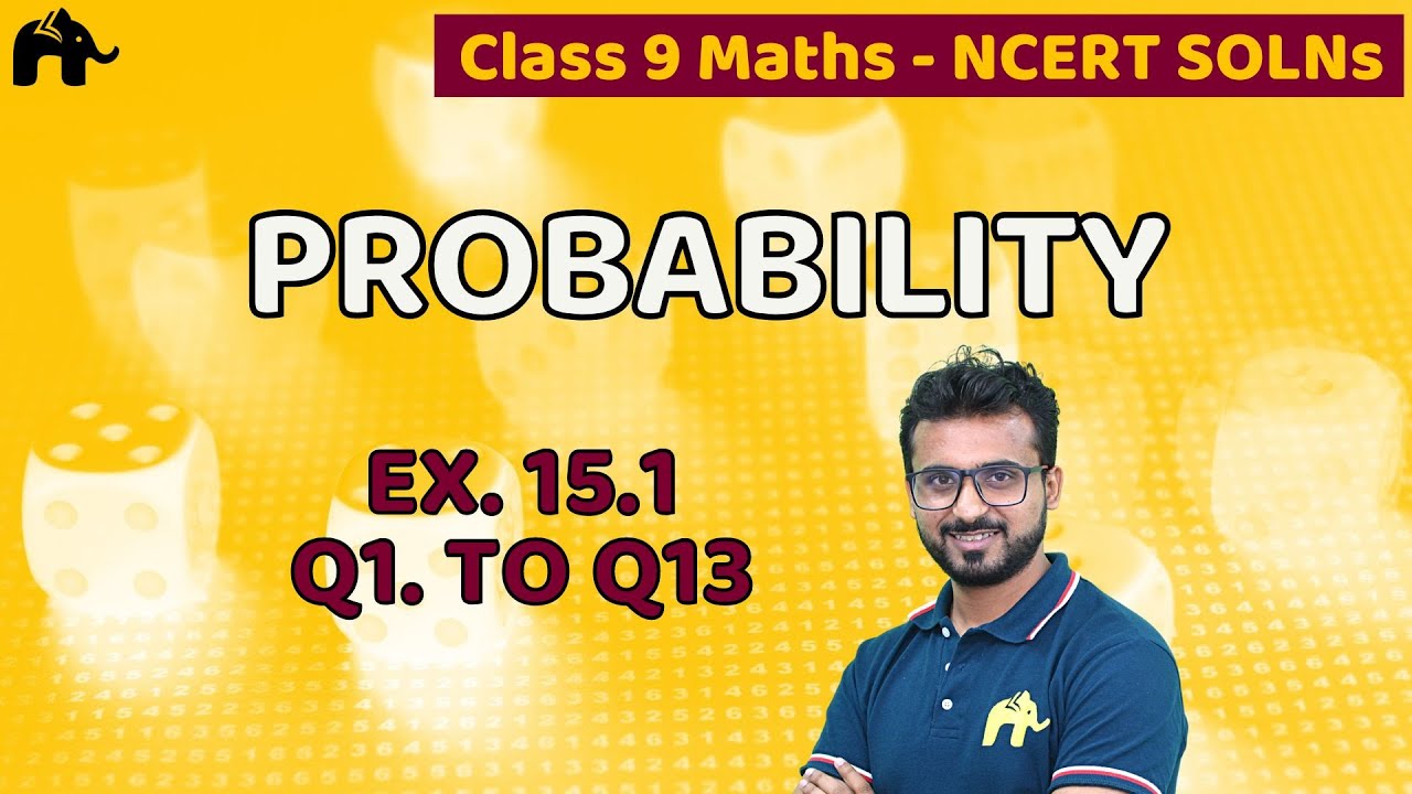 Probability Class 9 Maths | Chapter 15 Ncert Solutions Exercise 15.1 ...