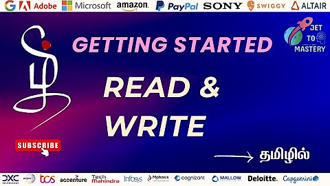 1. Getting Started - JAVA தமிழில் - YouTube