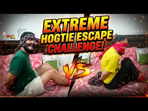 ISSE ESCAPE KARNA IMPOSSIBLE HAI! 🤐 Extreme Hogtie  Escape Challenge || Day(254/365)