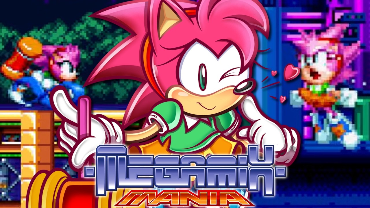 Amy Once Again Slots Perfectly into 2D Sonic - YouTube