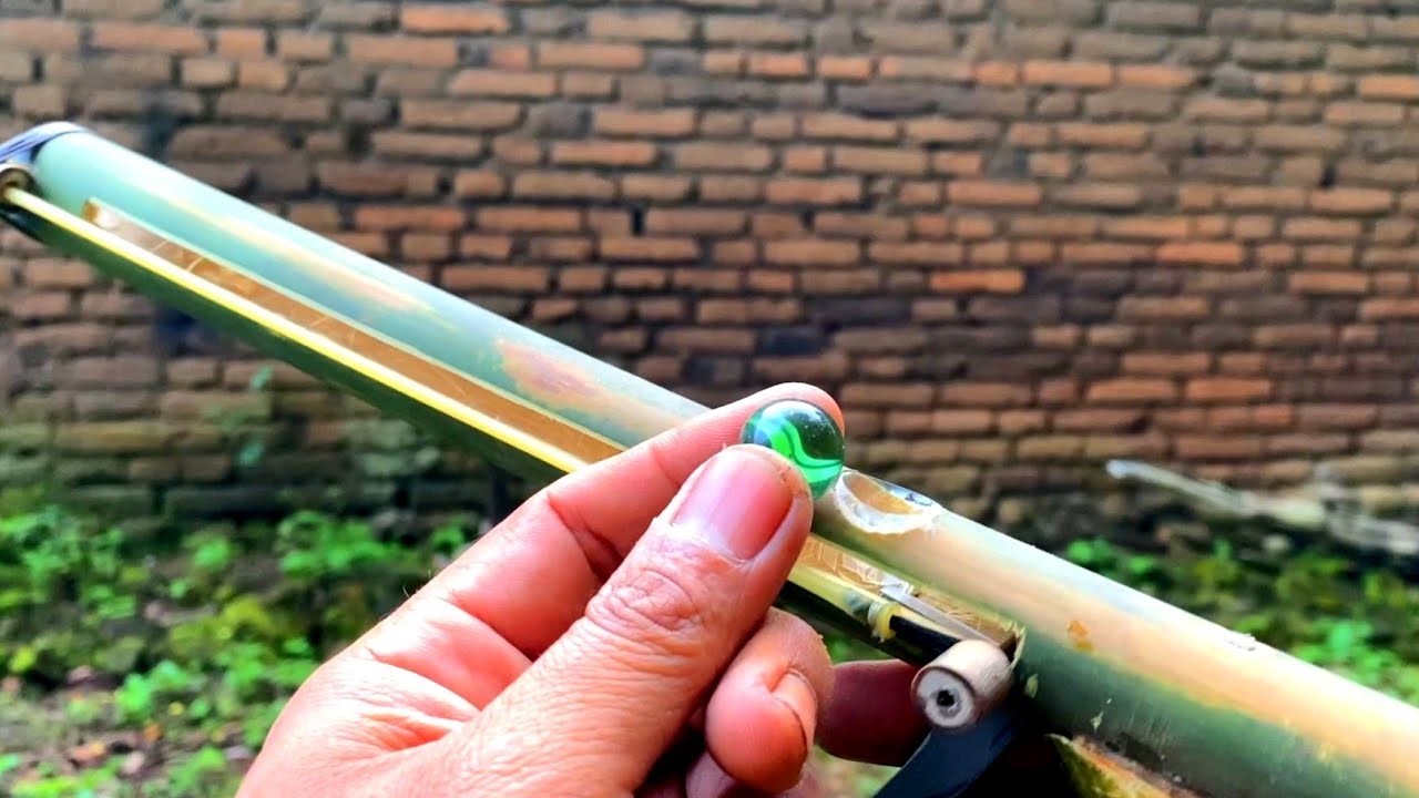 Unique Bamboo Toy Gun - YouTube
