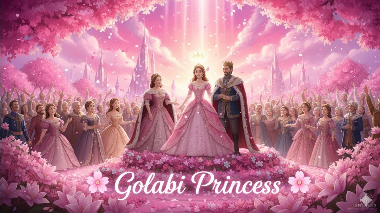 Golabi Princess Ki Pyari Fairy Tale Kahani | Pink Princess Story ...