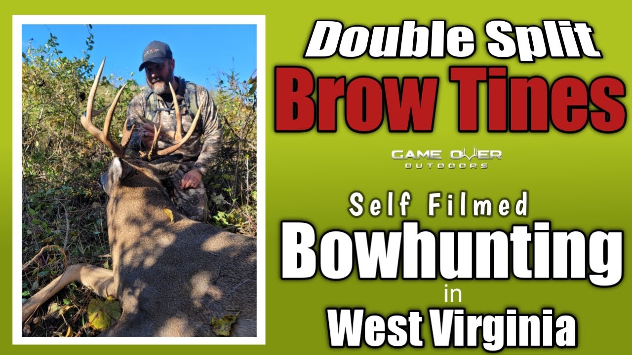 Double Split Brow Tines - Self Filmed Archery in The Mountain State ...