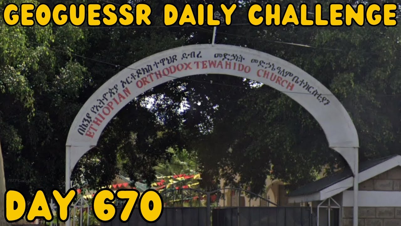 Let the church guide us! Geoguessr daily challenge day 670! - YouTube