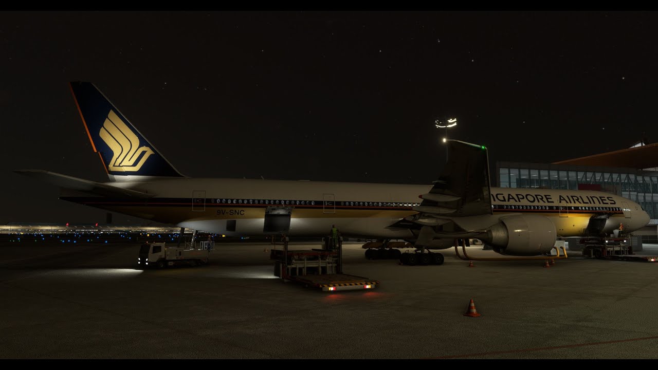 MSFS20 - PMDG 77W - Night Arrival into Beijing Capital RW36R ...