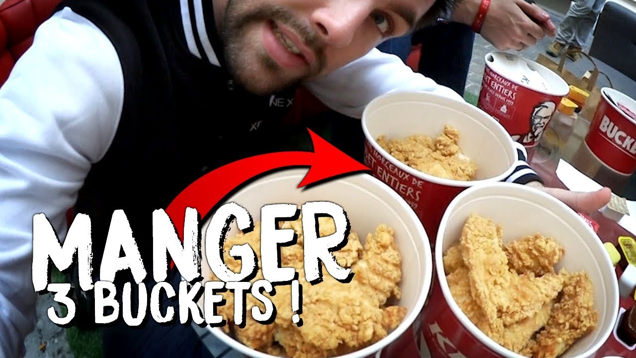 KFC BUCKET CHALLENGE : JE TENTE DE FINIR 3 BUCKETS *ALERTE P.L.S* - YouTube