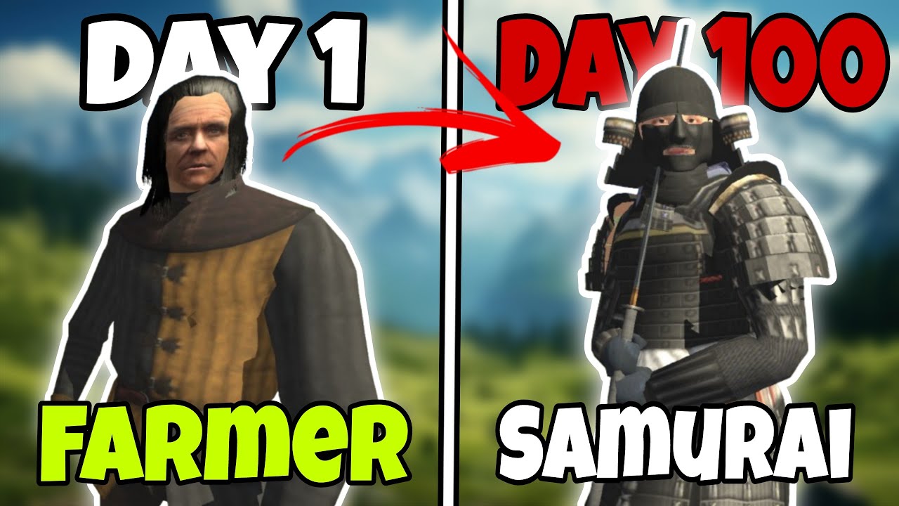 From a Farmer To a Samurai 😱 Surviving 100 Days in Steal And Flesh 2 As ...
