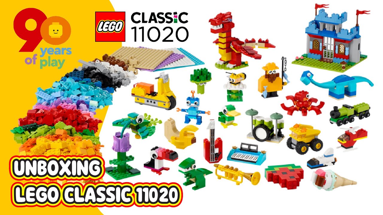 Unboxing LEGO Classic 11020 — 90 Years of Play - YouTube