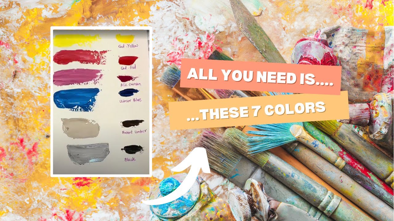 🎨 Mix Any Color with Just 7 Paints: Tints, Shades & Color Expansion 🎨 ...