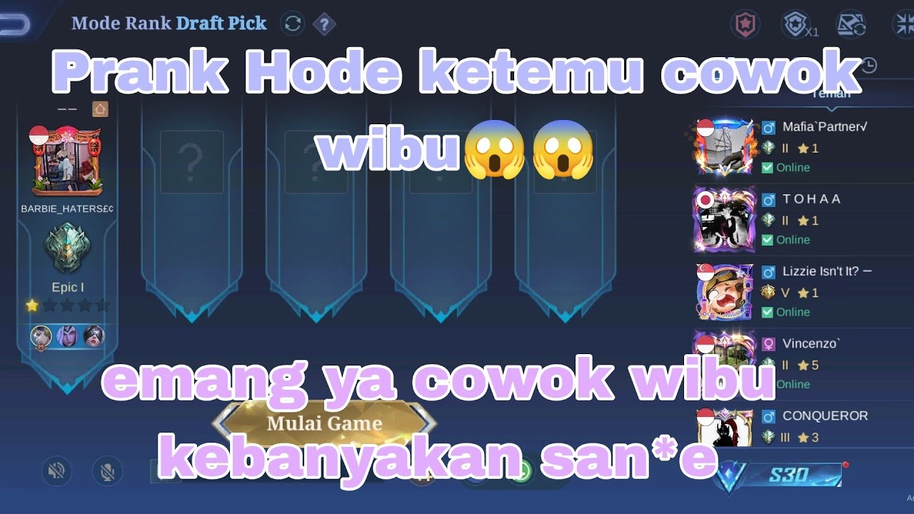 Prank Hode, di awal season ketemu cowok wibu😱 - YouTube