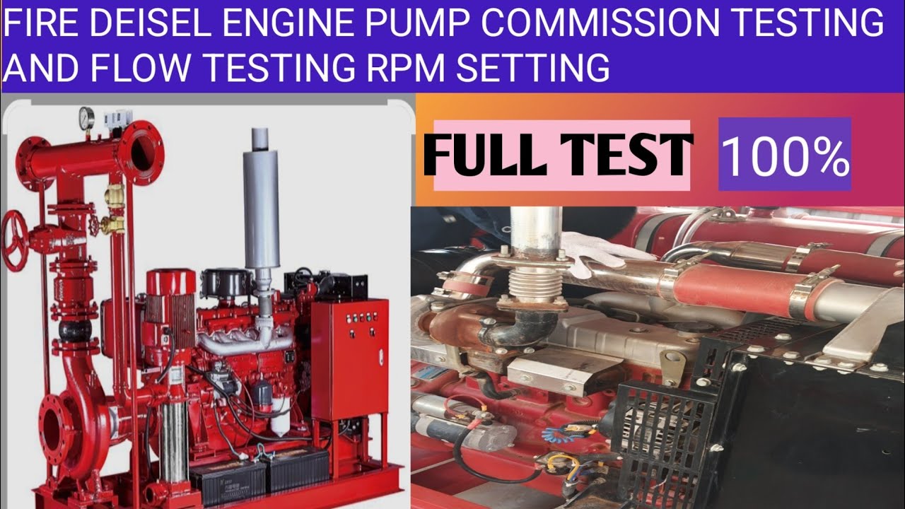 FIRE FITTING DEISEL ENGINE PUMP SETTING RPM AND REDUCE PRESSURE - YouTube