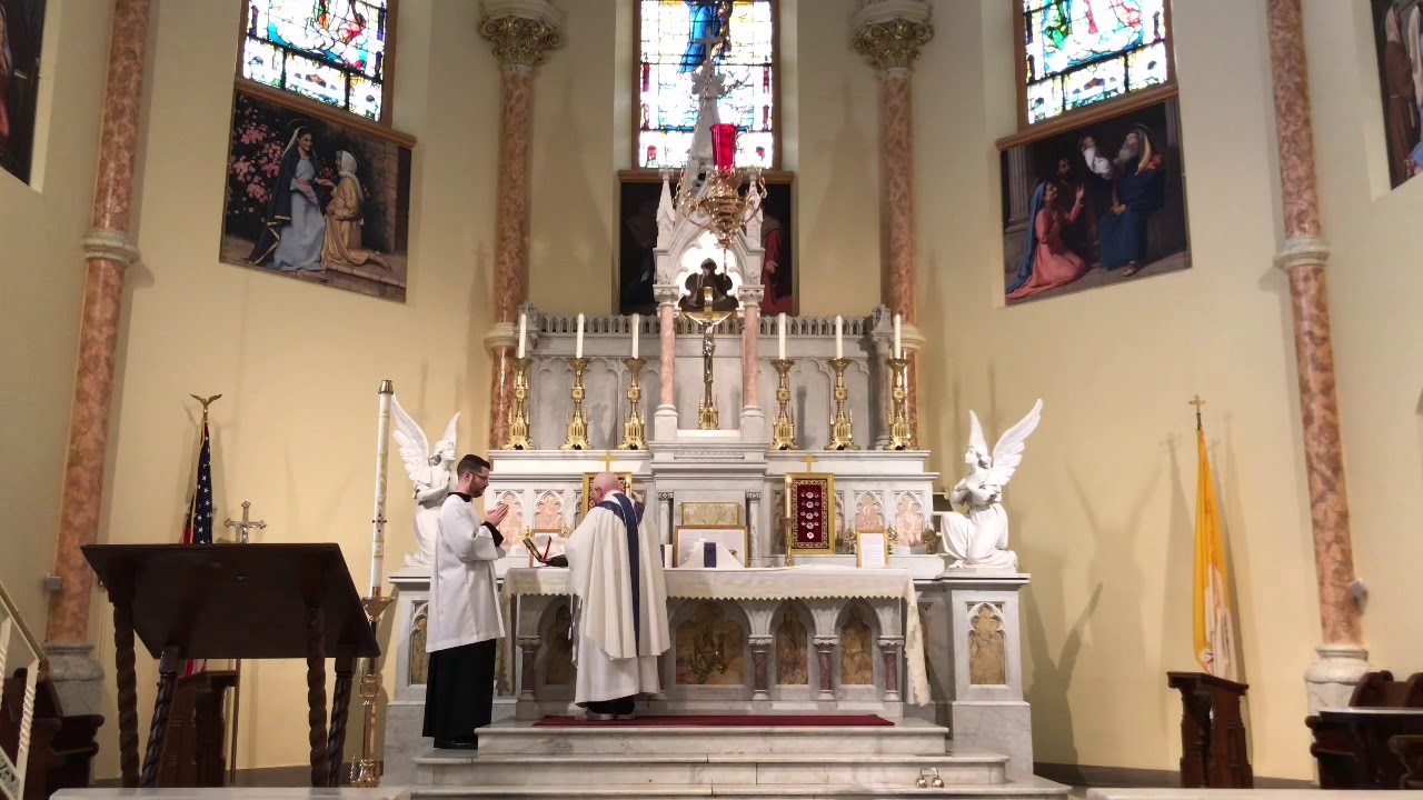Latin Low Mass with Chant for Sunday After Ascension - YouTube