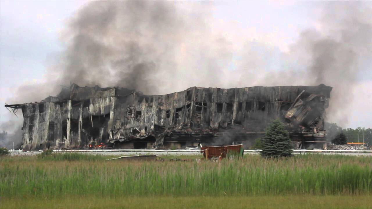 Windsor Raceway Burning - YouTube
