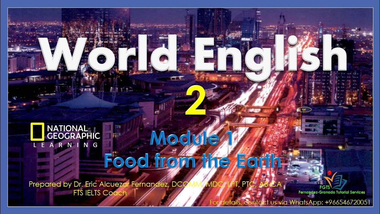 📙 Module 1 | Food from the Earth | World English 2 - YouTube