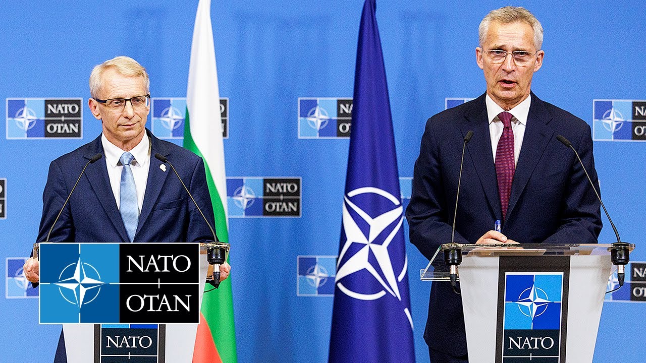 NATO Secretary General with the Prime Minister of Bulgaria 🇧🇬 Nikolai ...