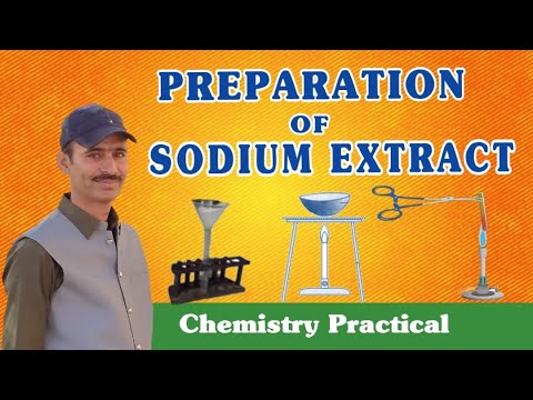 Preparation of Sodium Extract | Preparation of Lassaign's Solution ...