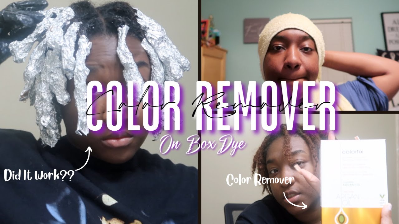 HELP ME @BradMondo ....Using Color Remover On Box Dyed Hair - YouTube