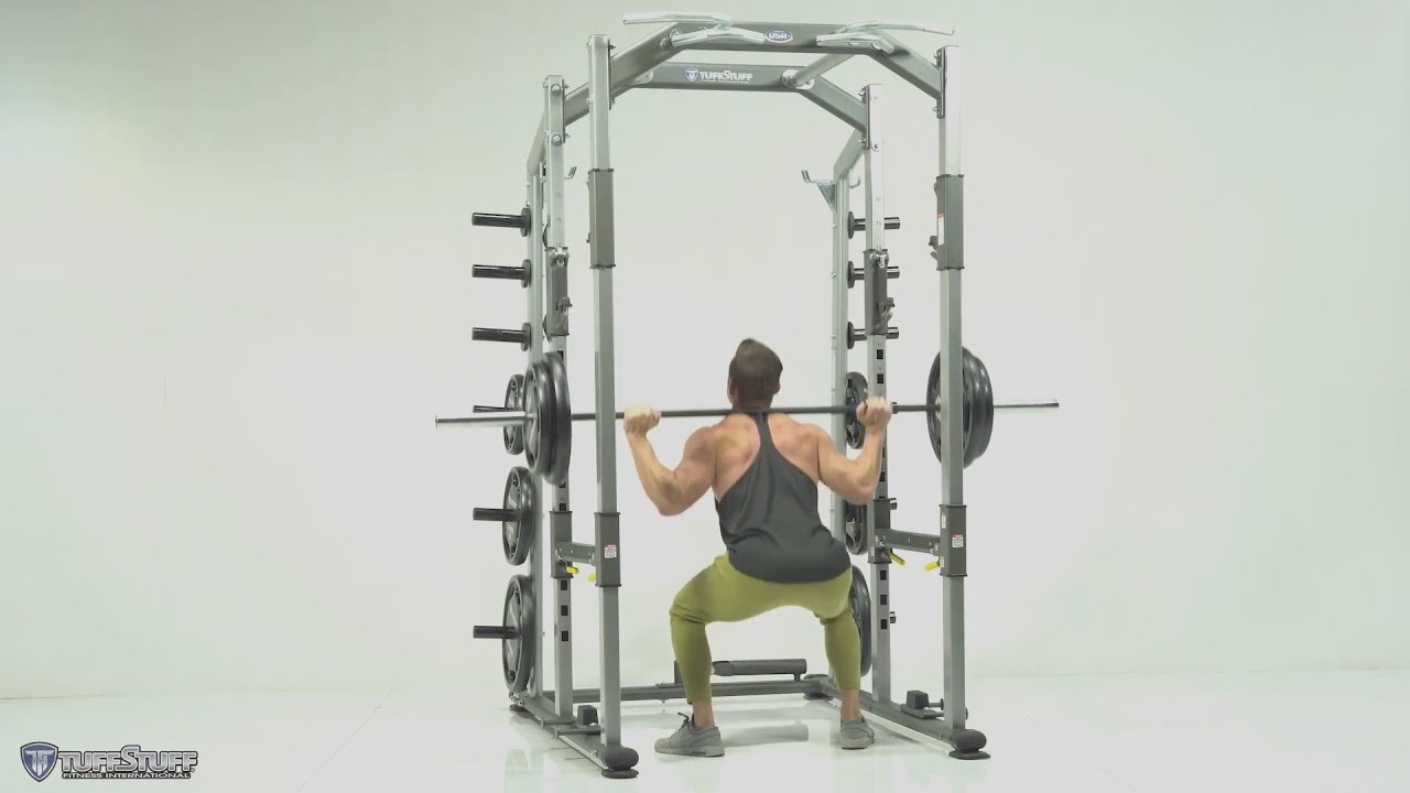 TuffStuff PPF-810 Deluxe Power Rack | Fitness Direct - YouTube