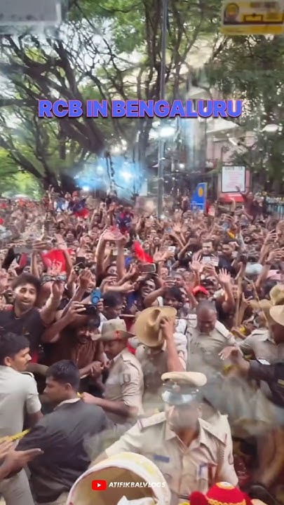 RCB IN BENGALURU 🏆#shorts #ipl @royalchallengersbengaluruYT #shorts #viratkohli #iplchampions ...