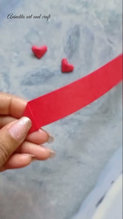 Origami Easy-3D Heart- Valentine's Day Craft_#short_#trending - YouTube