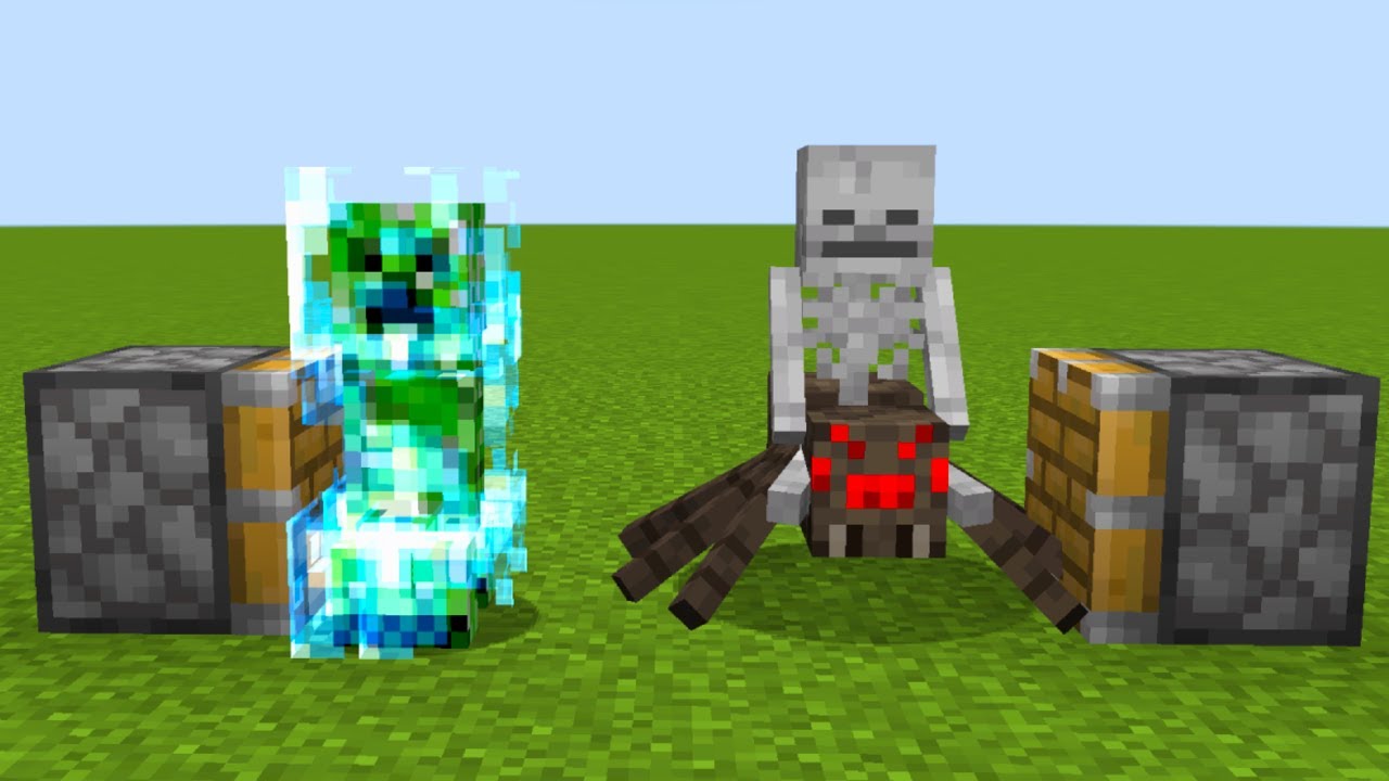 creeper + spider = ??? - YouTube