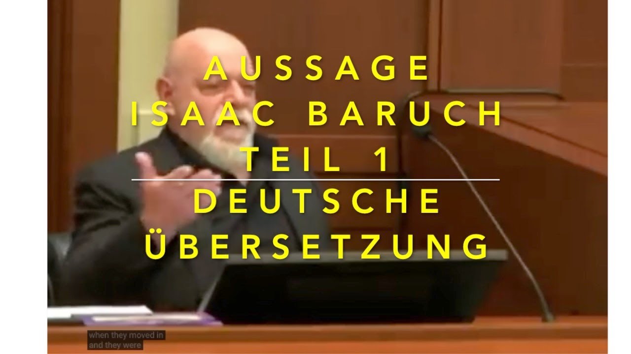 Prozess Johnny Depp vs. Amber Heard - Aussage Isaac Baruch Teil 1 - YouTube