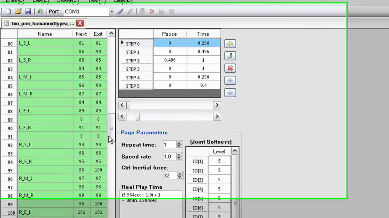 Bucle en RoboPlus Motion - YouTube