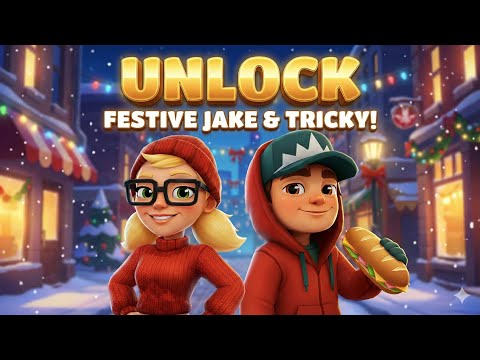 How To Unlock Festive Jake & Festive Tricky In Subway Surfers | Full Event Guide