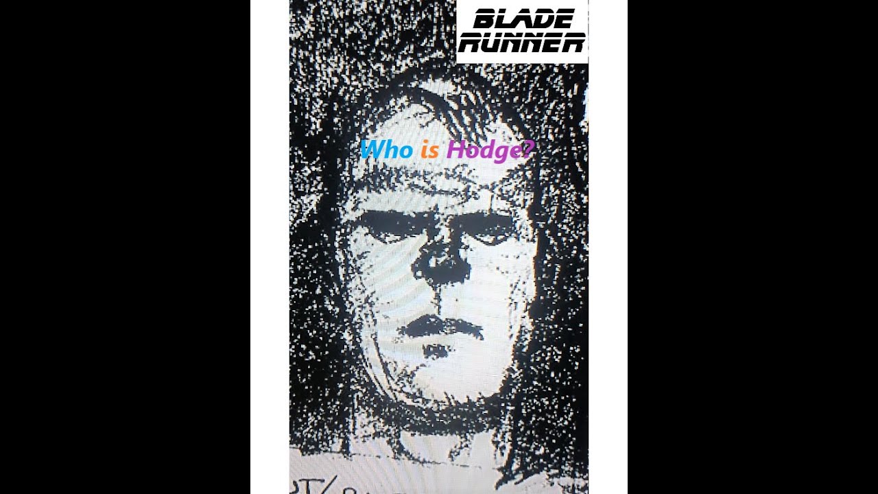 Hodge, the Sixth Missing Replicant | Blade Runner Lore - YouTube