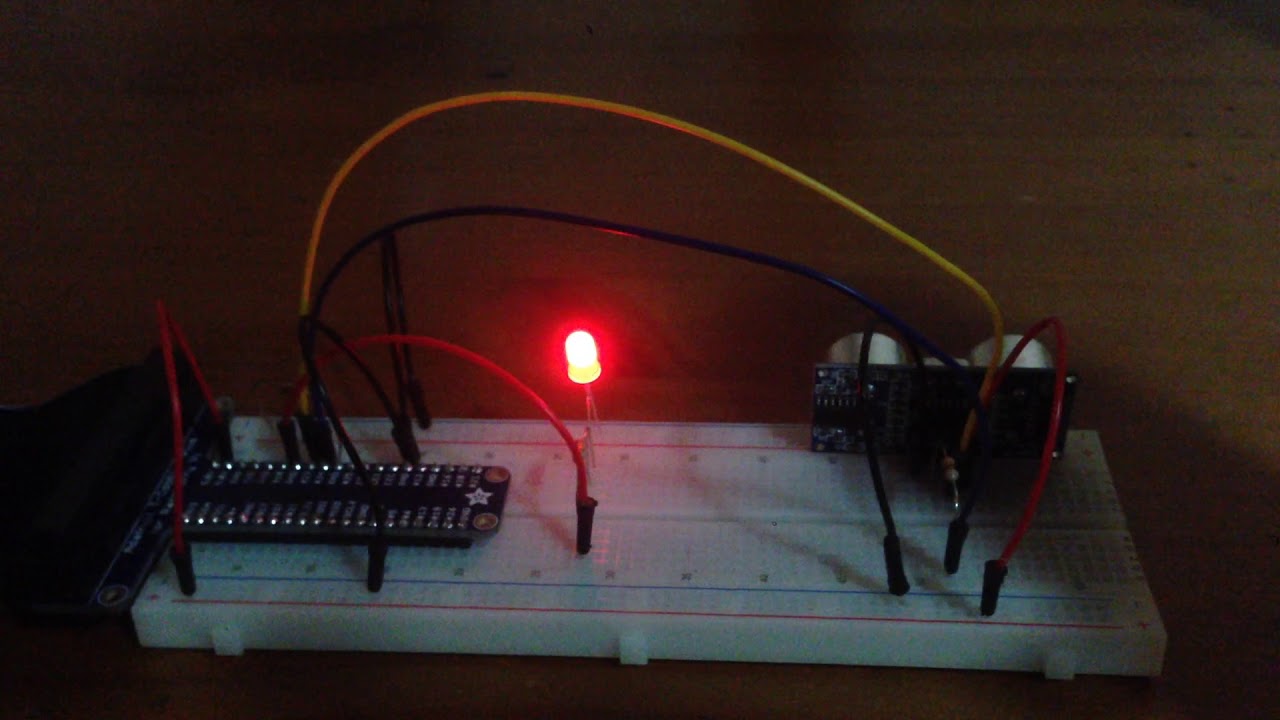 PWM with LED and Ultrasonic Sensor - YouTube