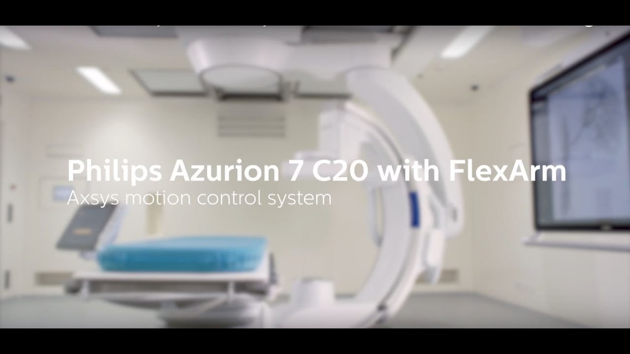 Azurion with FlexArm - Axsys motion control system - YouTube