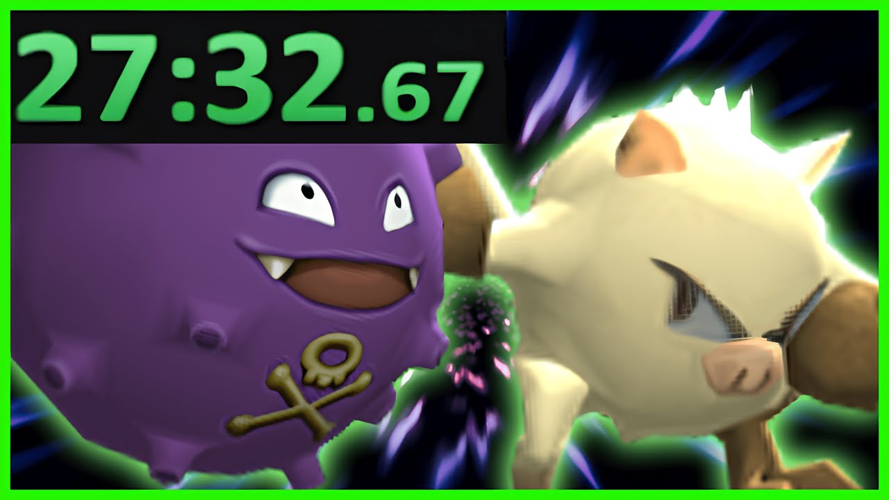 A MELHOR SPEEDRUN de POKÉMON STADIUM - YouTube