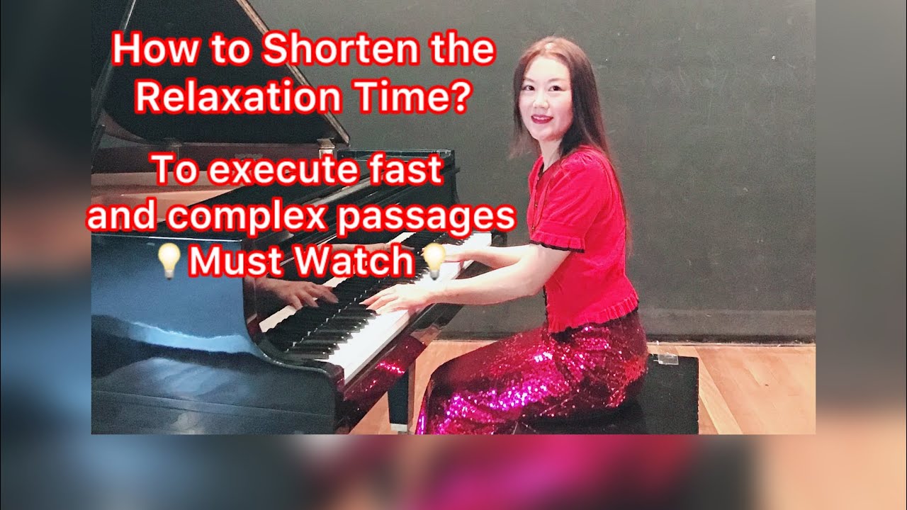 How to Shorten the Relaxation Time? 💡Must Watch💡#piano #musiclessons ...