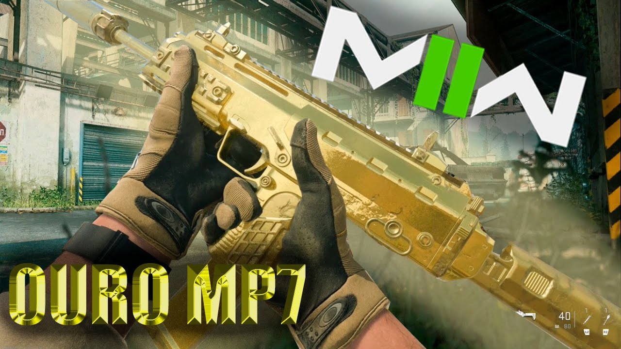 Meu primeiro Gold! Ouro na Mp7 (Vel-46) - Call Of Duty Modern Warfare ...