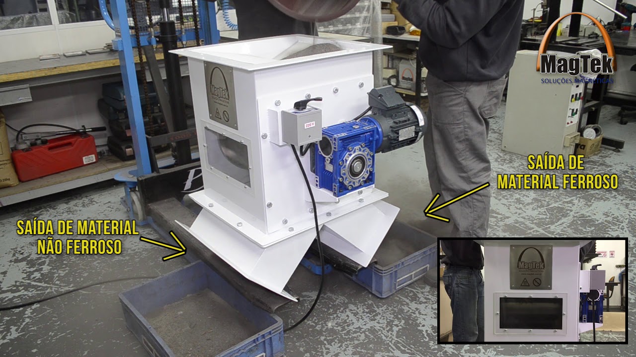 Tambor Magnético - MagTek Soluções Magnéticas - YouTube