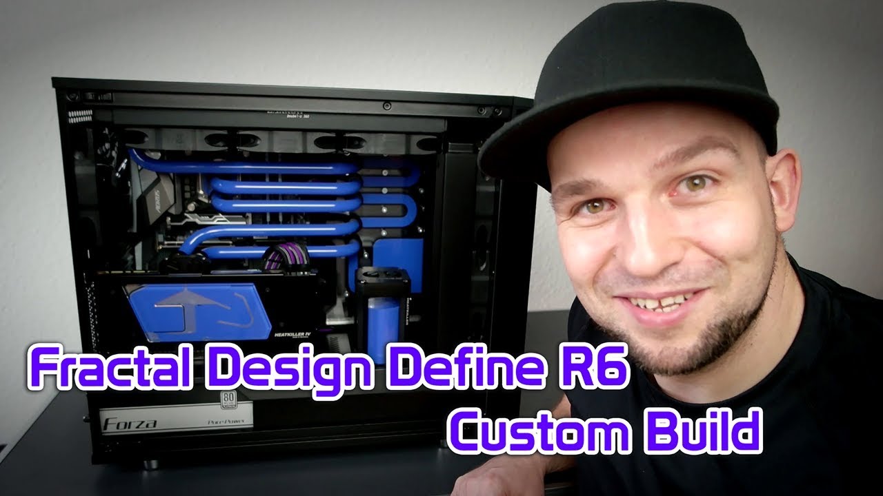 Fractal Design Define R6 build with custom distribution plate # ...
