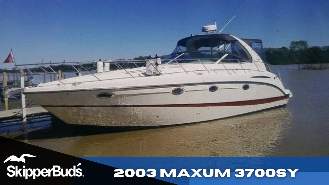 2003 Maxum 3700 SY Cruiser Boat Tour SkipperBud's - YouTube